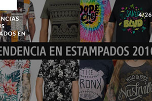 5 Tendencias para tus estampados en 2016